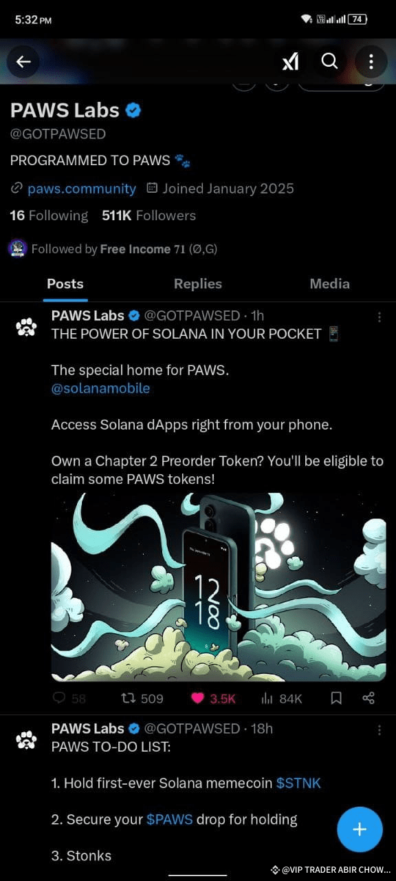 THE POWER OF SOLANA IN YOUR POCKET 📱 The special home for | VIP TRADER ABIR CHOWDHURY on Binance ...