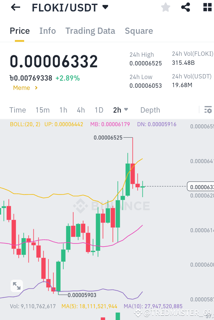 $FLOKI 🚀 FLOKI (FLOKI) IS READY TO MOON! THE PEOPLE’S CRYPT | TREDMASTER_69 on Binance Square