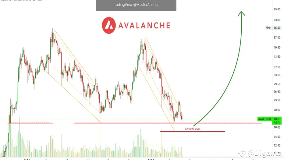 🚀 Avalanche (AVAX) Bottom Confirmed? A Major Move Could Be Coming! 🌋 | Diganta on Binance Square