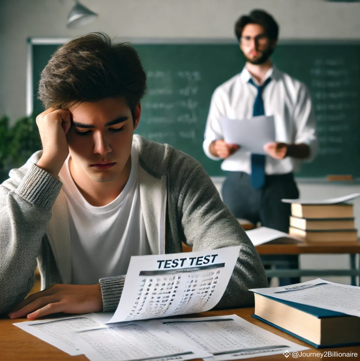 When you take a test and don’t score well enough, do you app ...