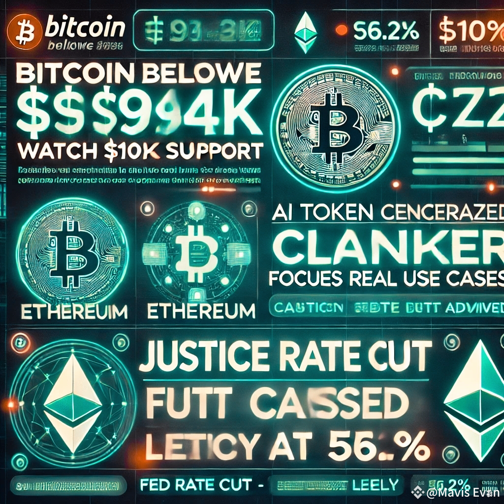 Today’s Key Crypto Highlights Bitcoin Below $94K: Correcti | Mavis Evan ...