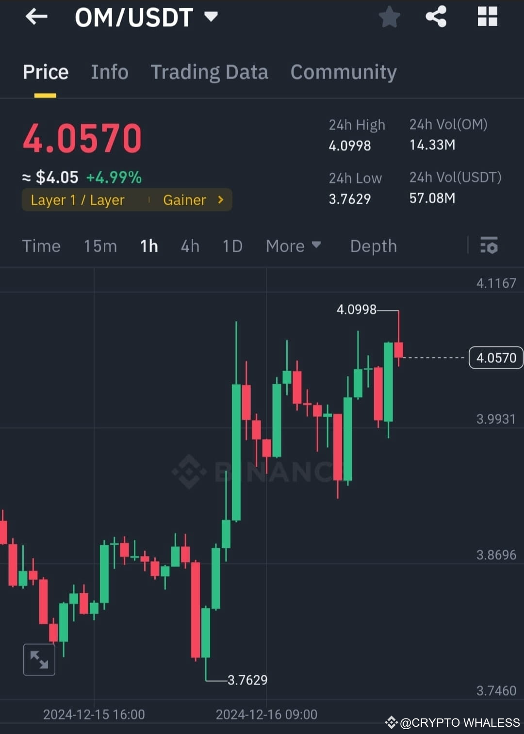🚀 $OM /USDT on the Move – Key Targets to Watch 🎯 $OM i | CRYPTO WHALESS on Binance Square