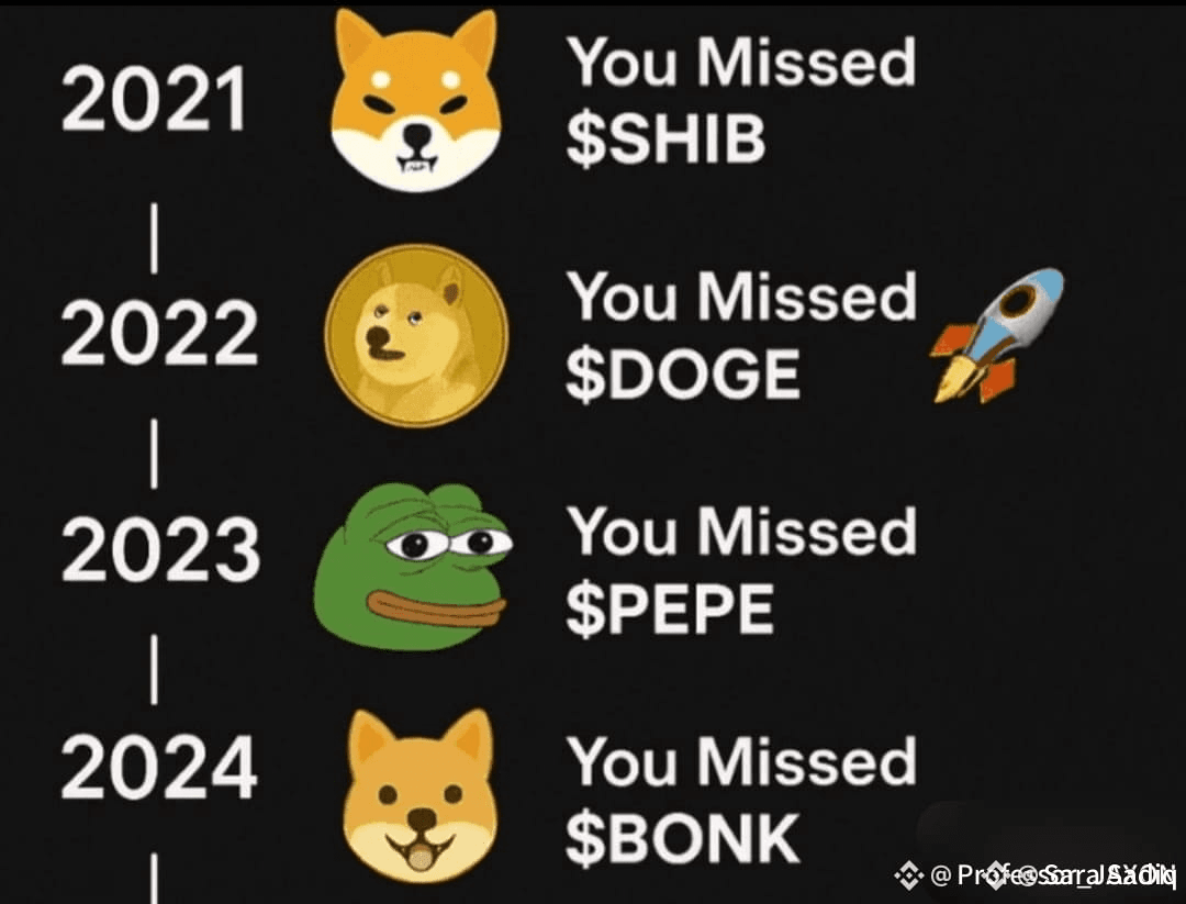 “The Missed Chances” ‎ ‎🔥 MEME COIN JOURNEY 🔥 ‎⏳ 2021 → Mi | Sara Sadiq ...