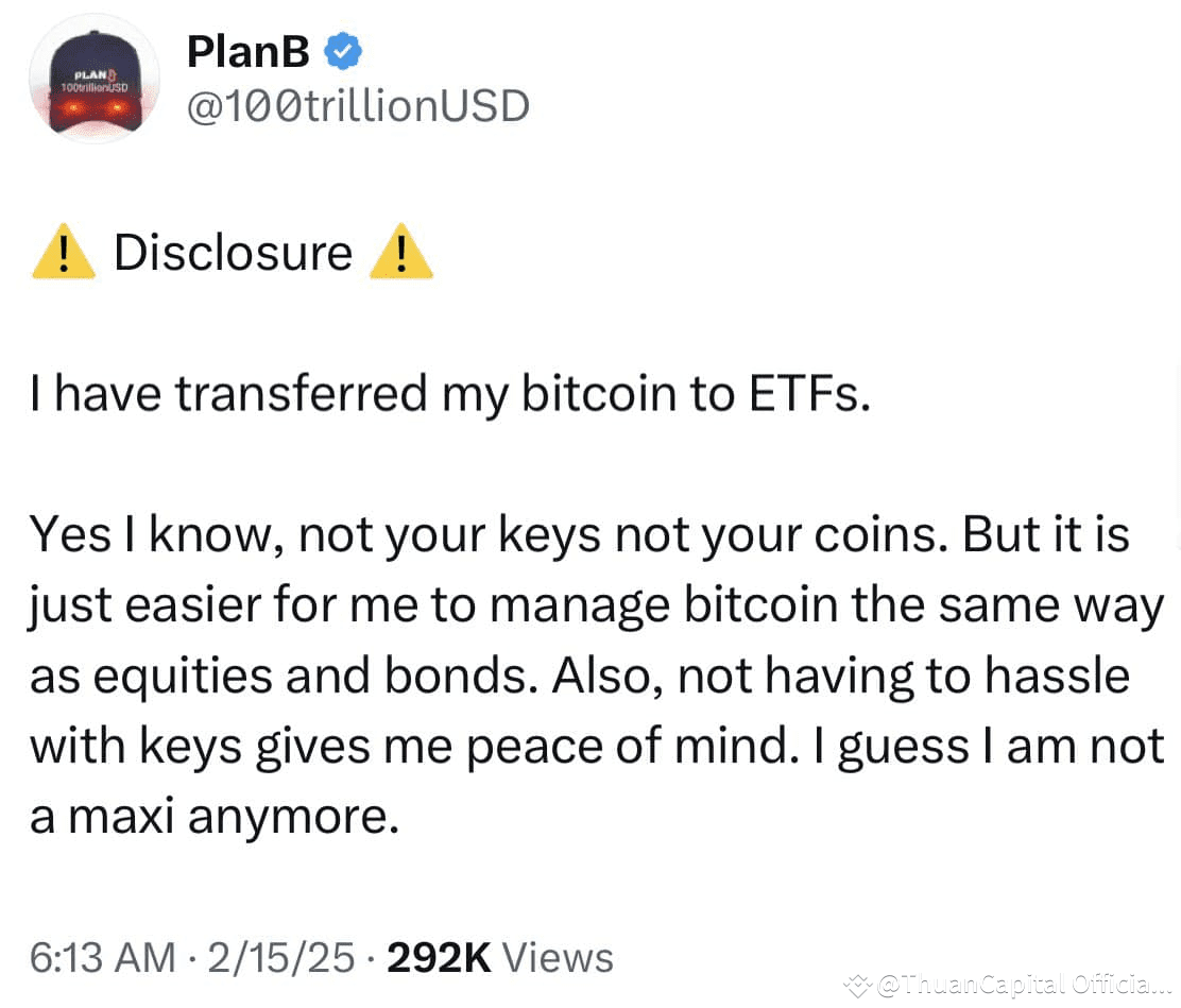 PlanB announced that he has transferred all his Bitcoin to B | ThuanCapital Official on Binance ...