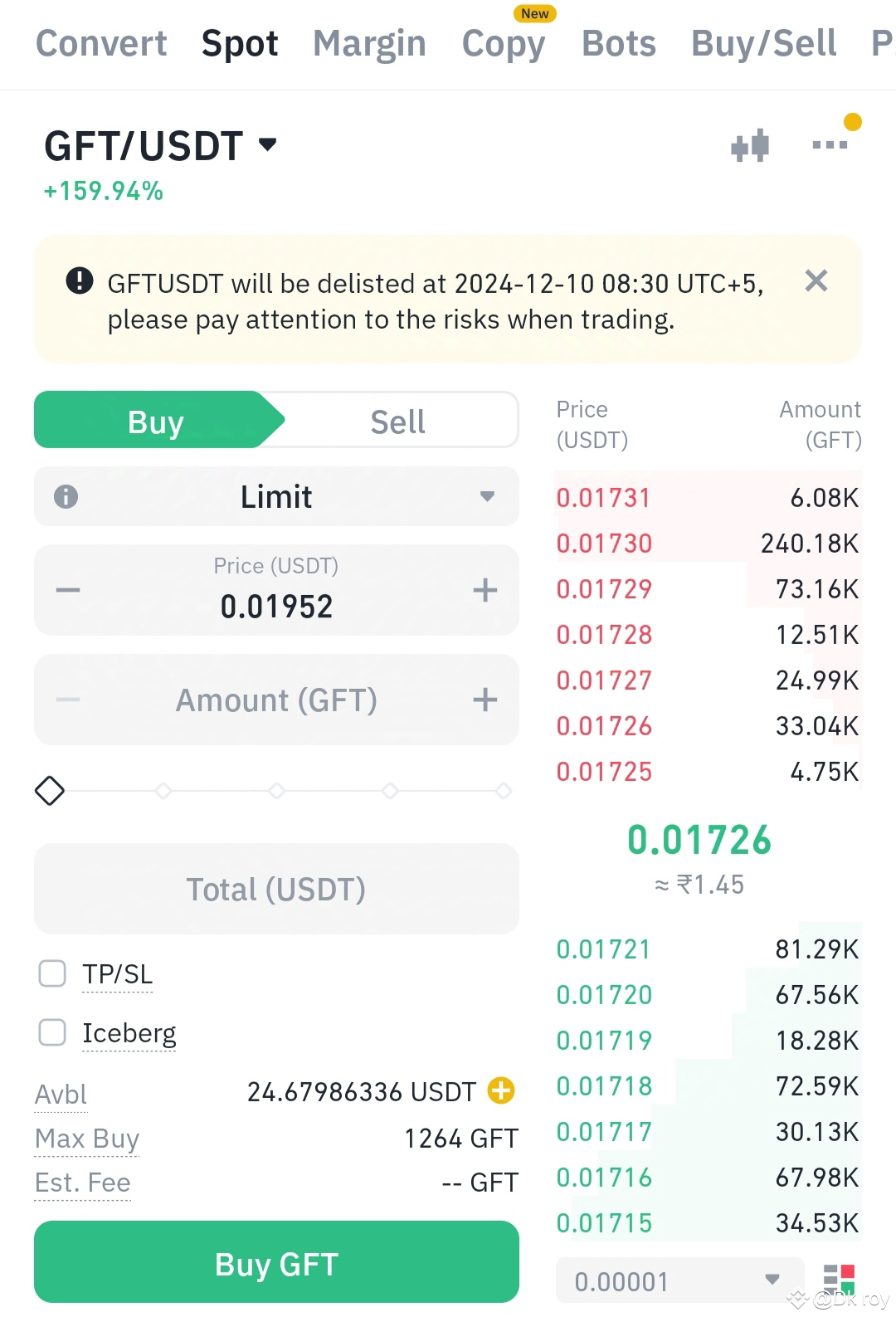 $GFT New ATH Possible 2025 My opinion $0.14 | Dk roy on Binance Square
