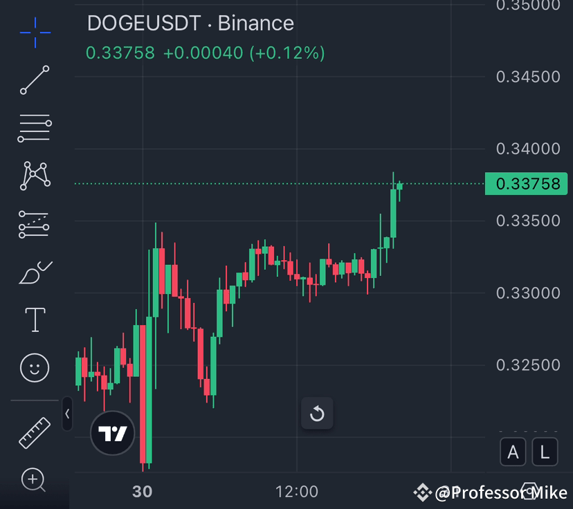 $DOGE /USDT Trade Setup – Bullish Breakout Forming🔥💯 Doge | Professor Mike on Binance Square