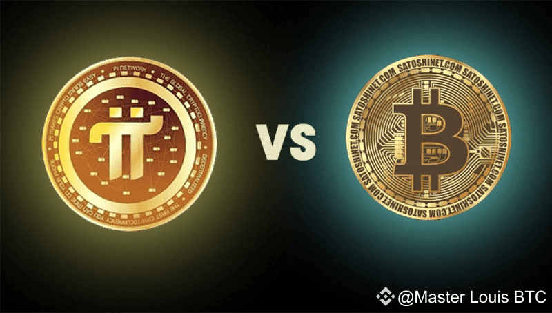 Comparison of Bitcoin (BTC) and Pi Network (Pi) Bitcoin (BT | Master ...