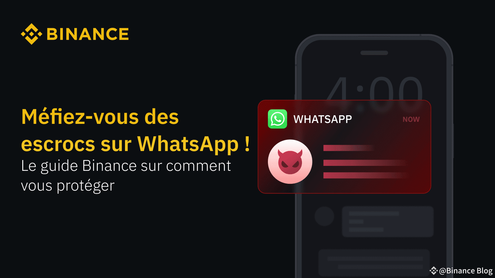 Binance Guide on How to Protect Yourself from WhatsApp Phishing Scams ...