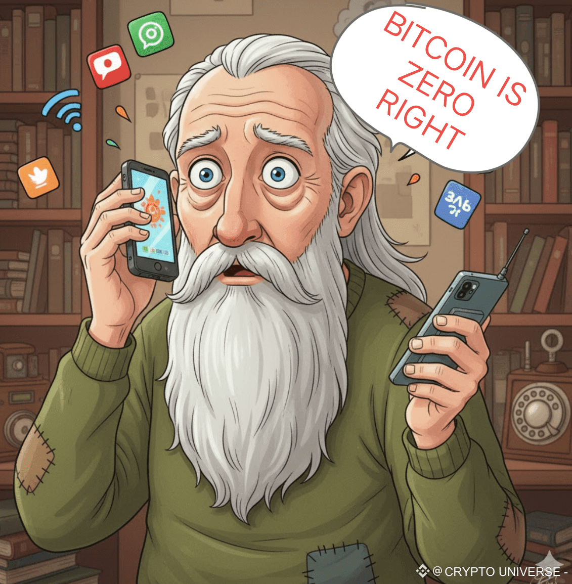 When “Bitcoin is Zero” according to Uncle 😂📉 Yesterday I | CRYPTO ...