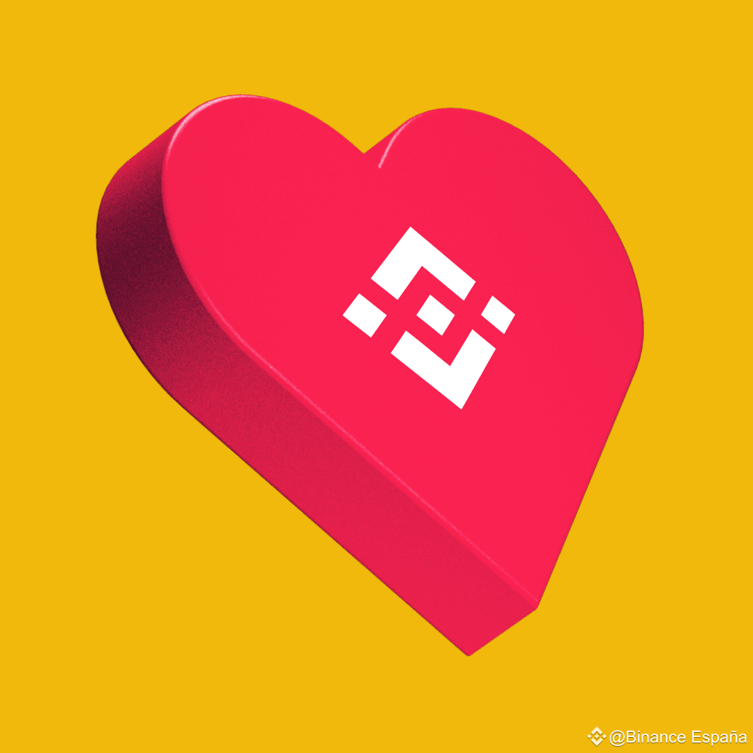 ️ + 🔶 = 💘 When love meets crypto, magic happens. Stay t | Binance España on Binance Square
