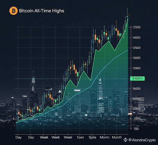 🔸Bitcoin $BTC is on fire 🔥, almost at its all-time high ...