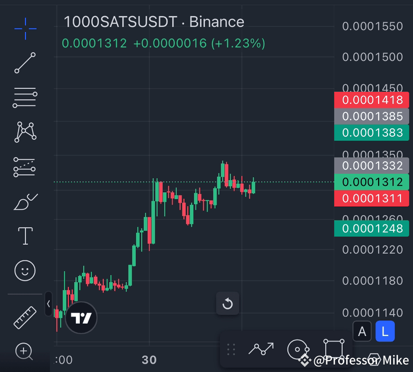 $1000SATS /USDT Trade Setup – Bullish Momentum Building! 🔥 | Professor Mike on Binance Square