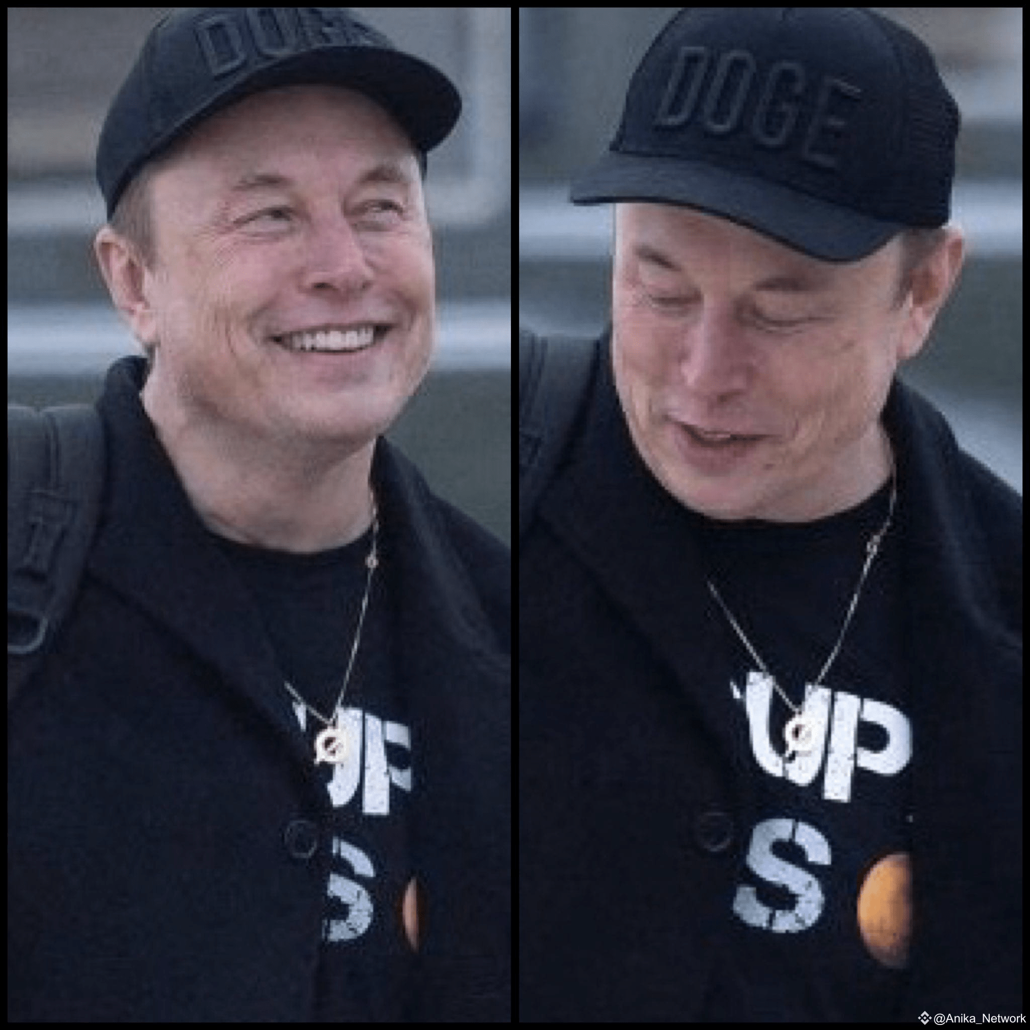 💥Elon Musk Spotted Wearing a Grok Logo Necklace! 🔥 Hey, t | Anika ...