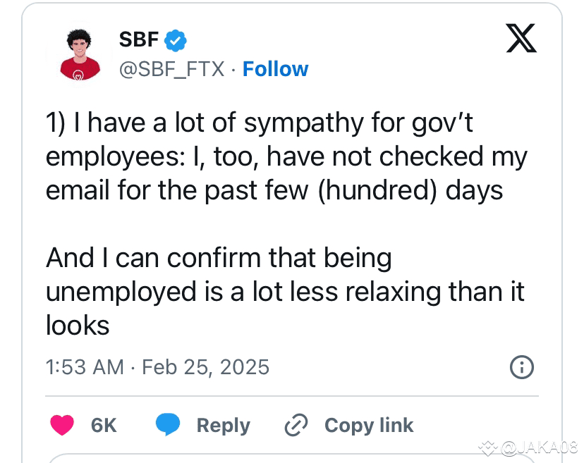 Mysterious Tweets from SBF in Prison Cause Fluctuations in | COINJAKA ...