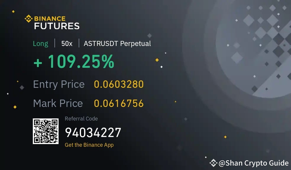 $ASTR Take profit Done Follow for more | Shan Crypto Guide on Binance Square