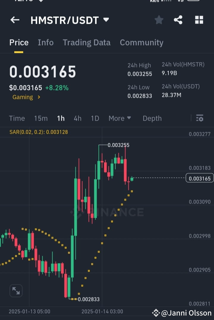 $HMSTR /USDT Trading Signal - Consolidation Before Breakout? | Janni Olsson on Binance Square
