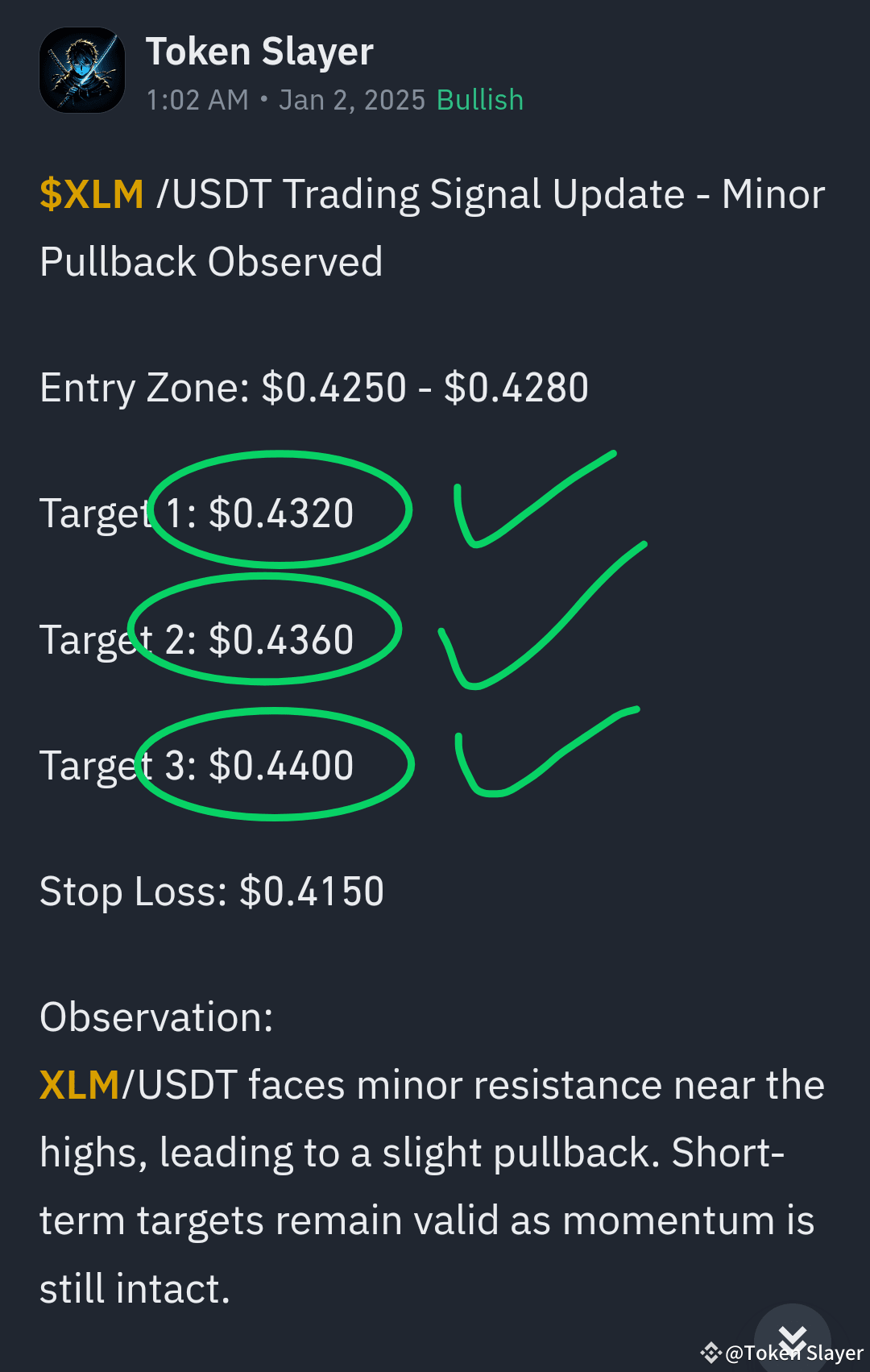 💵$XLM - Signal provided 11 hours before from now have hitt | Token ...
