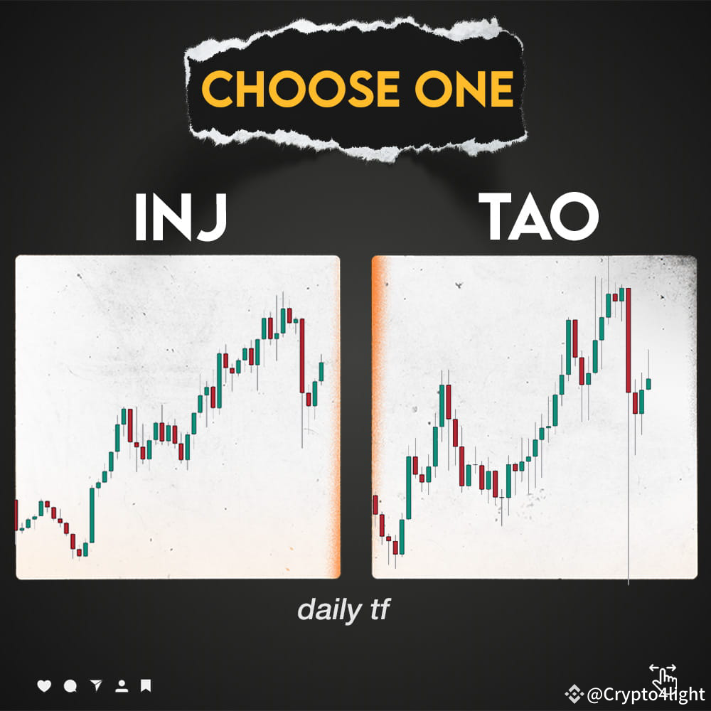 If you need to choose only one $INJ or $TAO what youll cho ...