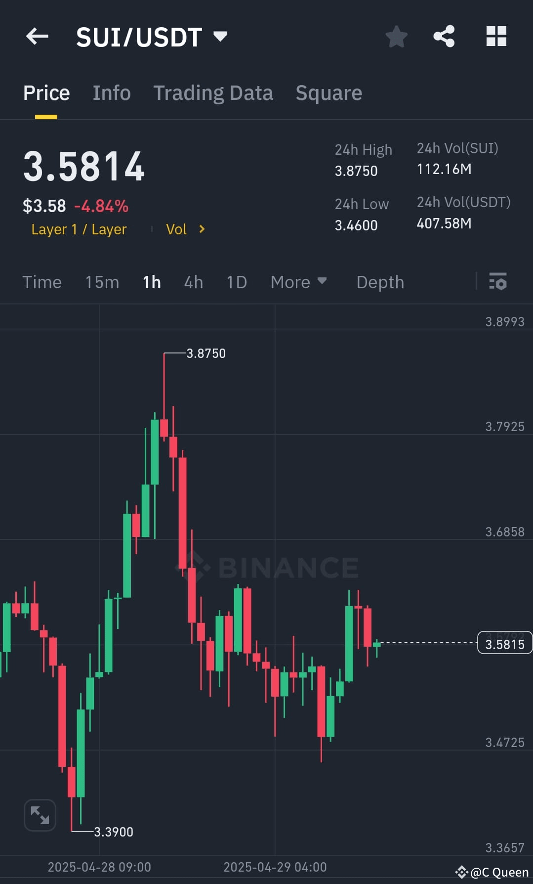 $SUI /USDT – BEAR FLAG CONFIRMED! SHORT TRADE SETUP ACTIVE | C Queen on Binance Square