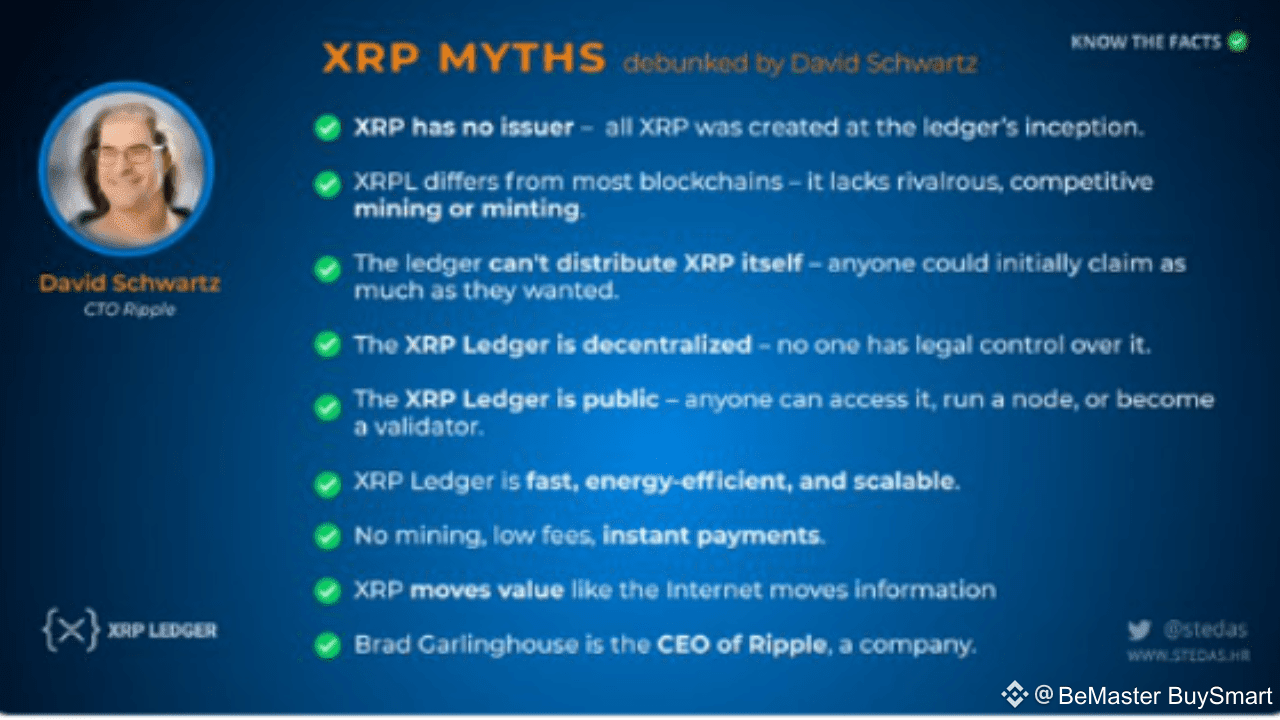 XRP Myths Debunked By Ripple CTO | BeMaster BuySmart on Binance Square
