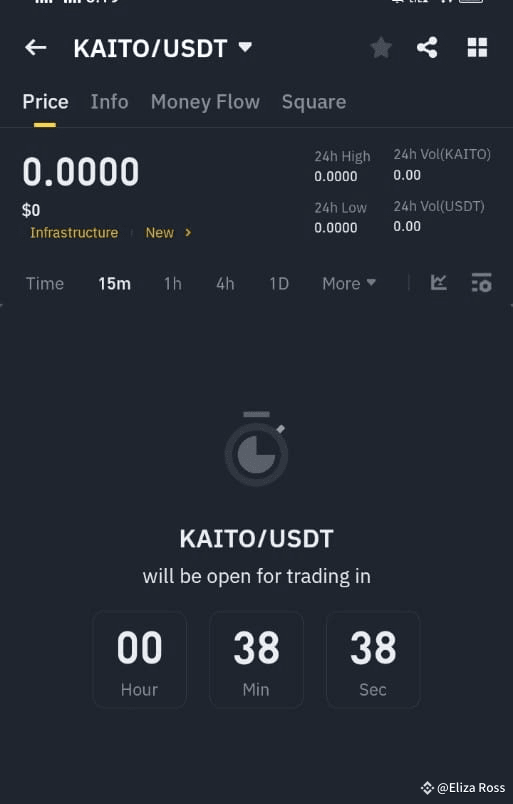 🚀 $KAITO /USDT – Countdown to Launch! 🔥 New Binance Listi | Eliza Ross on Binance Square