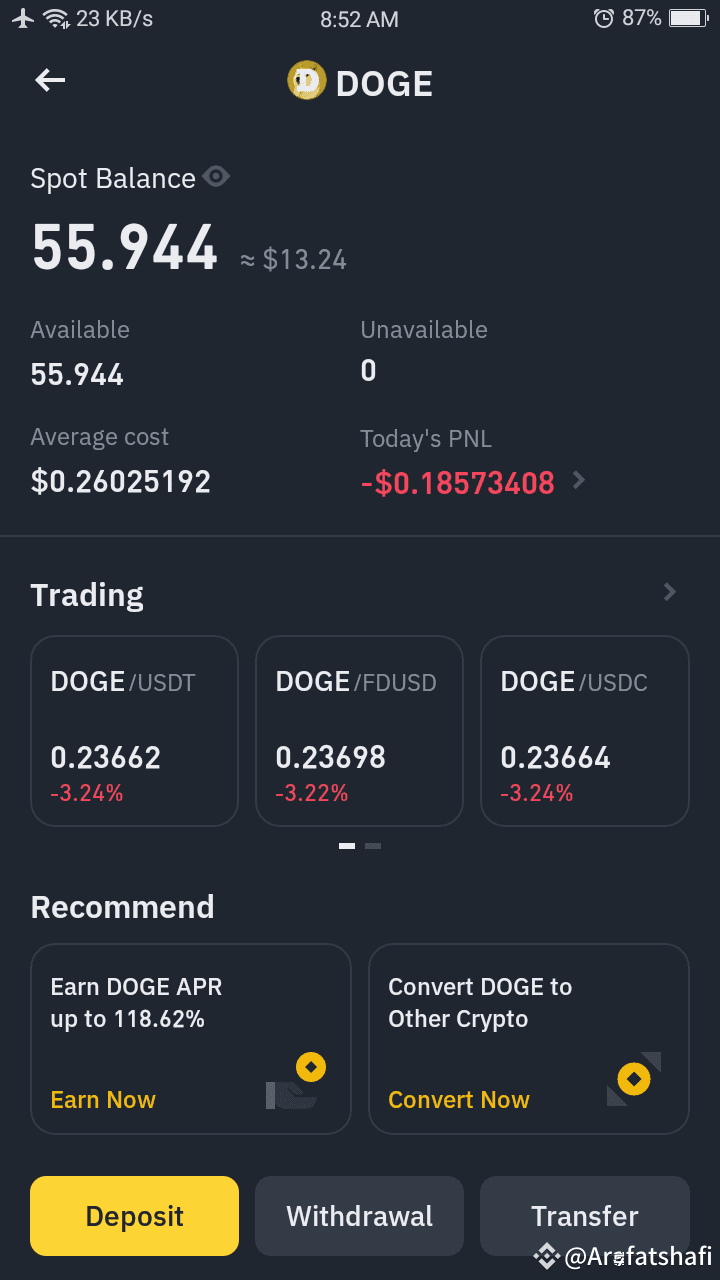 Doge coin hold or sell? #DOGE | Arafatshafi on Binance Square