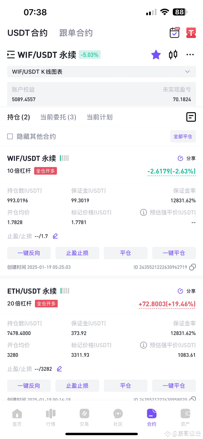 Last night's order Ethereum has already profited | 康曦 on Binance Square