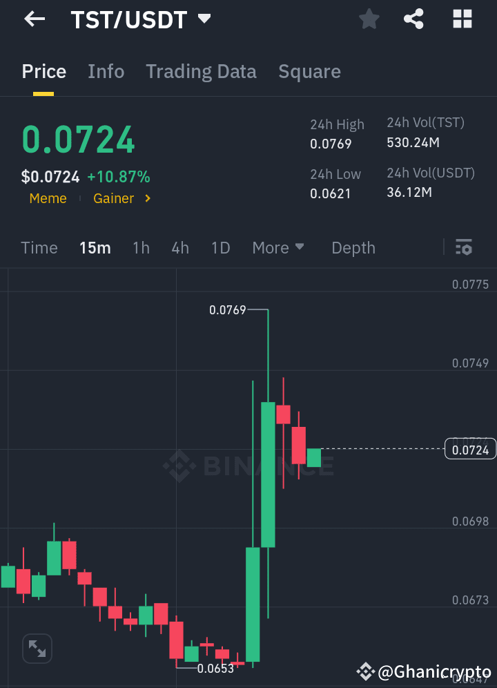 $TST 80%🚀⬆️ /setup to trade make profits 🤑 🤞 🚀⬆️//next | Ghanicrypto on ...