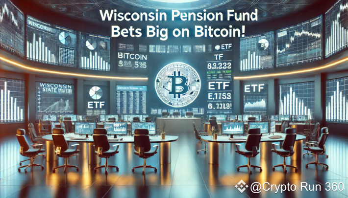 🚀 WISCONSIN PENSION FUND BETS BIG ON BITCOIN! 🔥 . 🔹 The W | Crypto Run ...