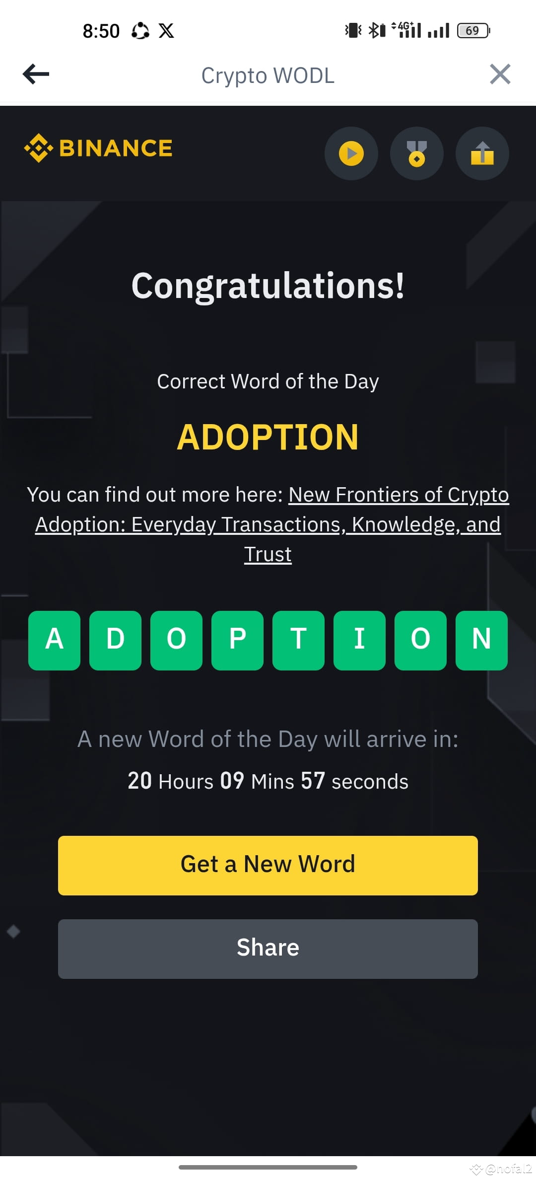 USUAL Today s Word Is Adoption Nofal2 On Binance Square