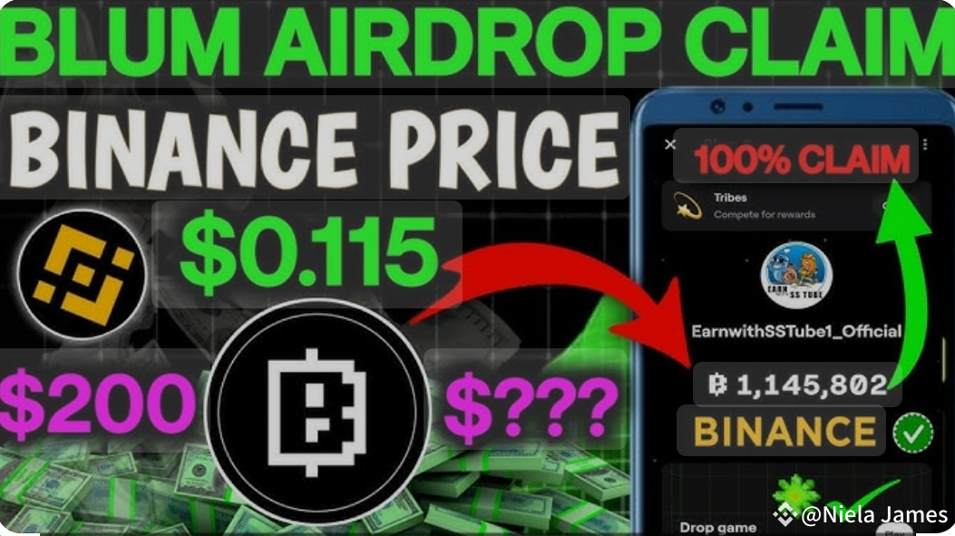 The BLUM token, with a total supply capped at 10 billion, is currently ...
