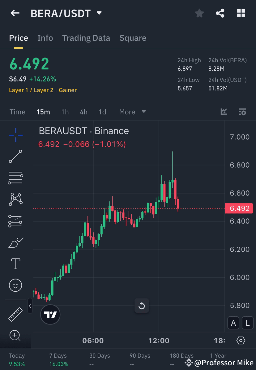 $BERA /USDT – Short Trade Alert! 🔥💯 BERA/USDT has faced s | Professor Mike on Binance Square
