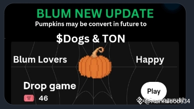 BLUM Pumpkin Drop Game: A Spooky Crypto Adventure | Markwood834 on Binance Square