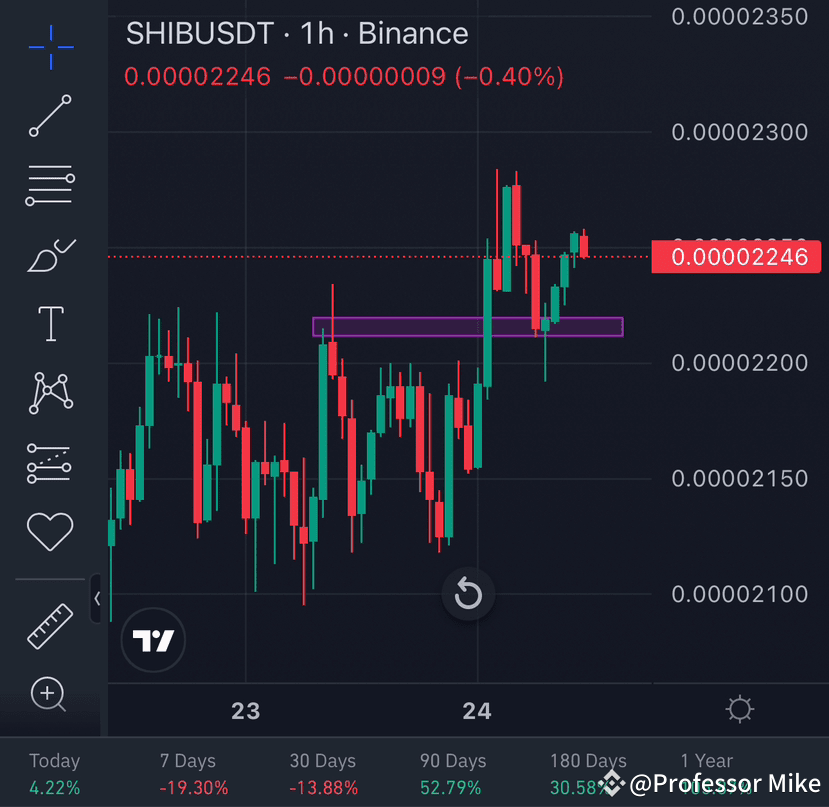 $SHIB /USDT Heating Up: Key Levels to Watch! 💯🔥 $SHIB is | Professor Mike on Binance Square