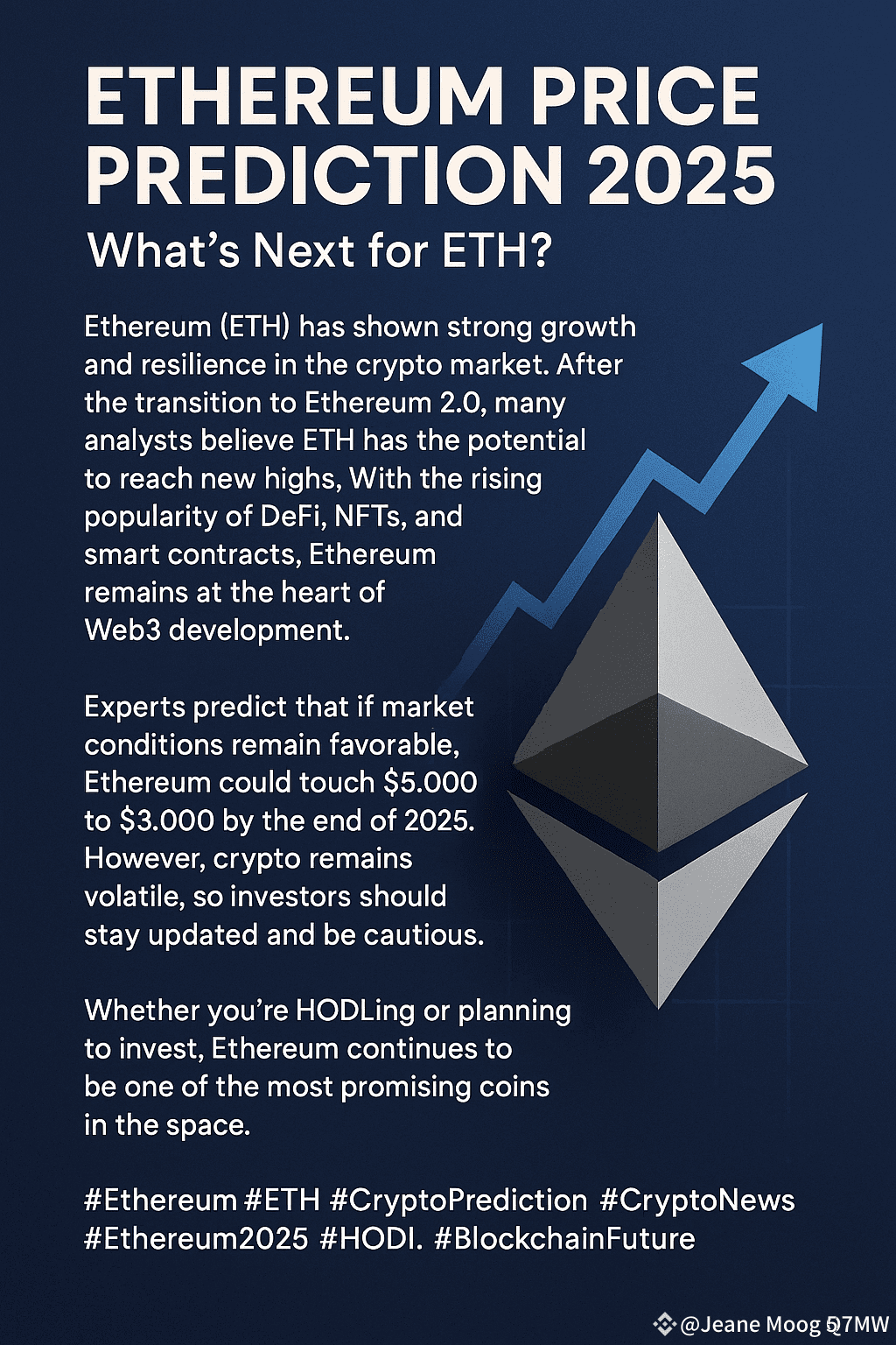 Ethereum($ETH ) Price Prediction 2025 – What’s Next for ETH? | Jeane ...