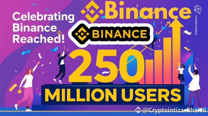 Binance Hits Major Milestone: 250 Million Users | CryptointizarBhai06 ...