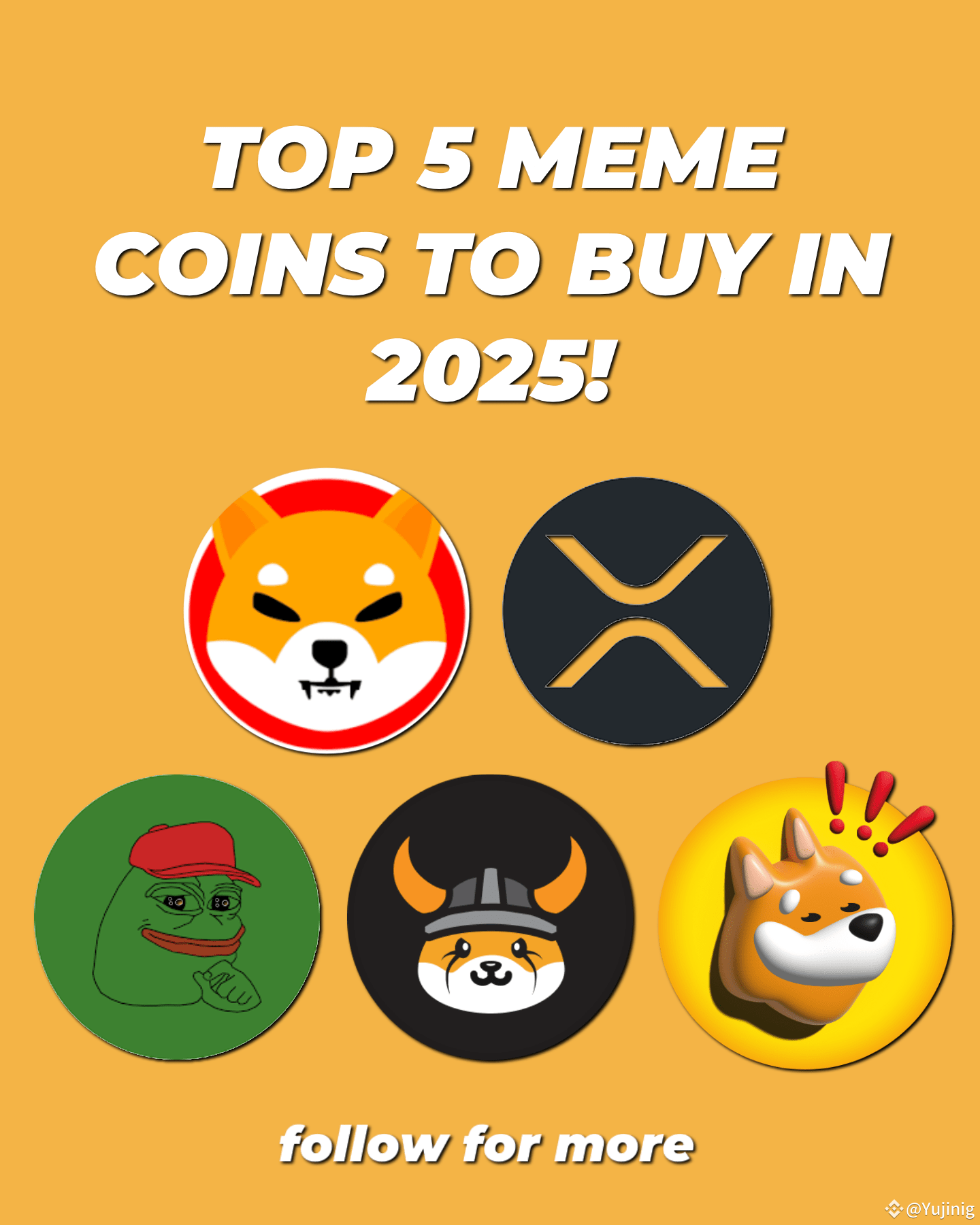 Here are top 5 meme coins you can stake in 2025 that are pre | Yujinig ...