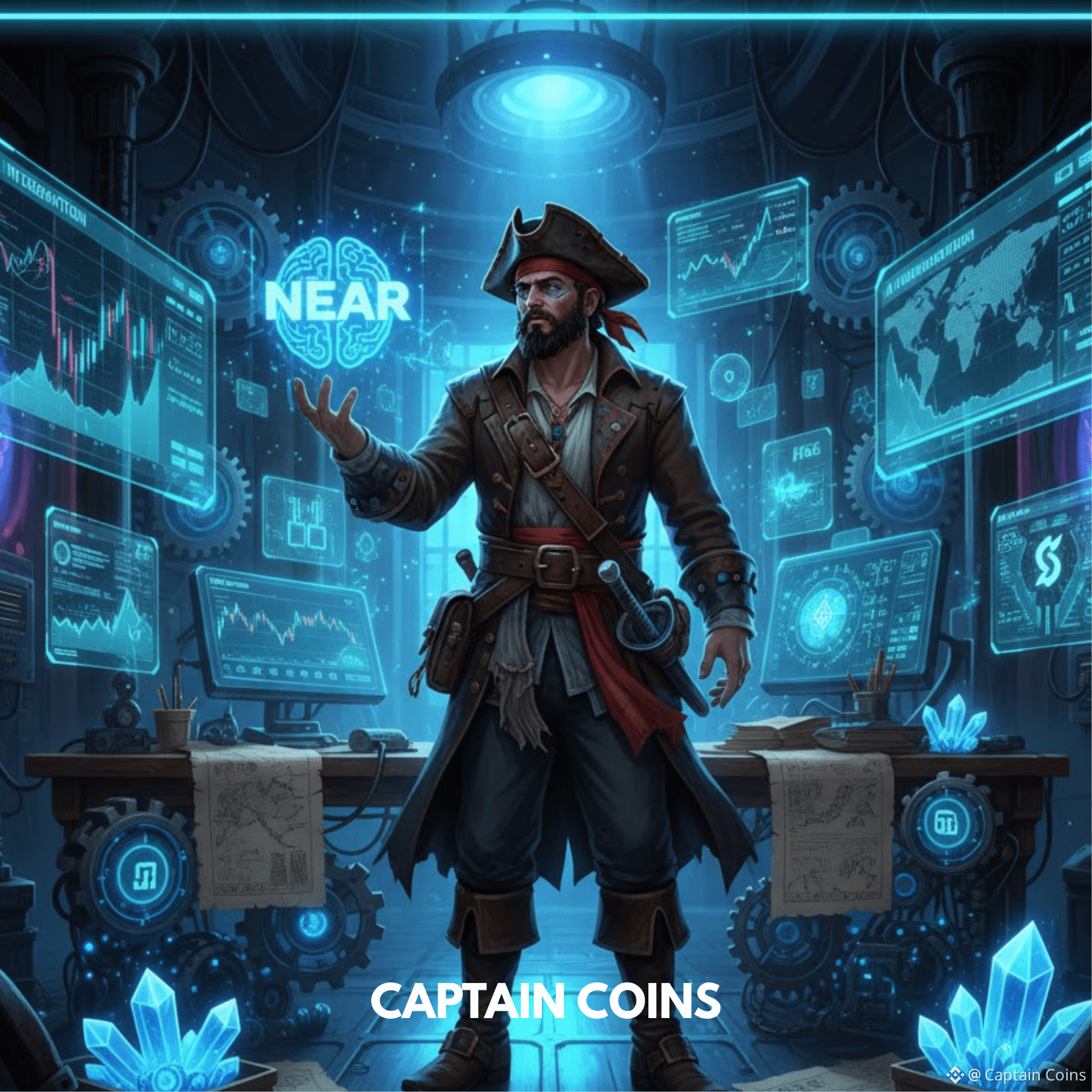 $NEAR Marujos, adjust your maps, as NEAR is charting a | Captain Coins ...