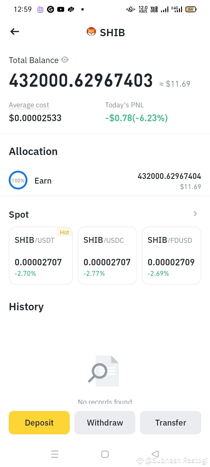 We believe SHIB. 🇮🇳 We have already purchased and hold a l | Subhash Rastogi on Binance Square