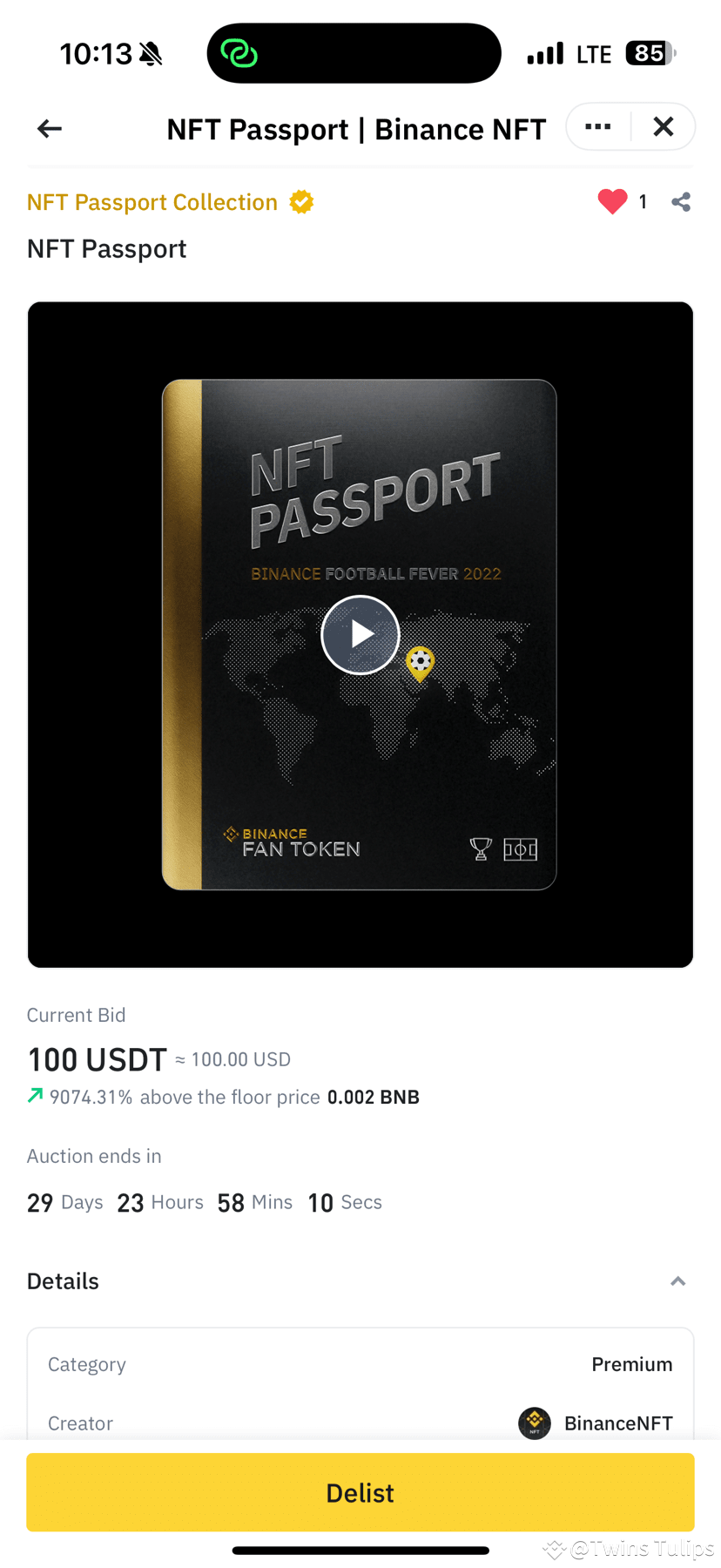 🚨 𝗘𝘅𝗰𝗶𝘁𝗶𝗻𝗴 𝗢𝗽𝗽𝗼𝗿𝘁𝘂𝗻𝗶𝘁𝘆 𝗳𝗼𝗿 𝗡𝗙𝗧 | Twin Tulips on Binance Square