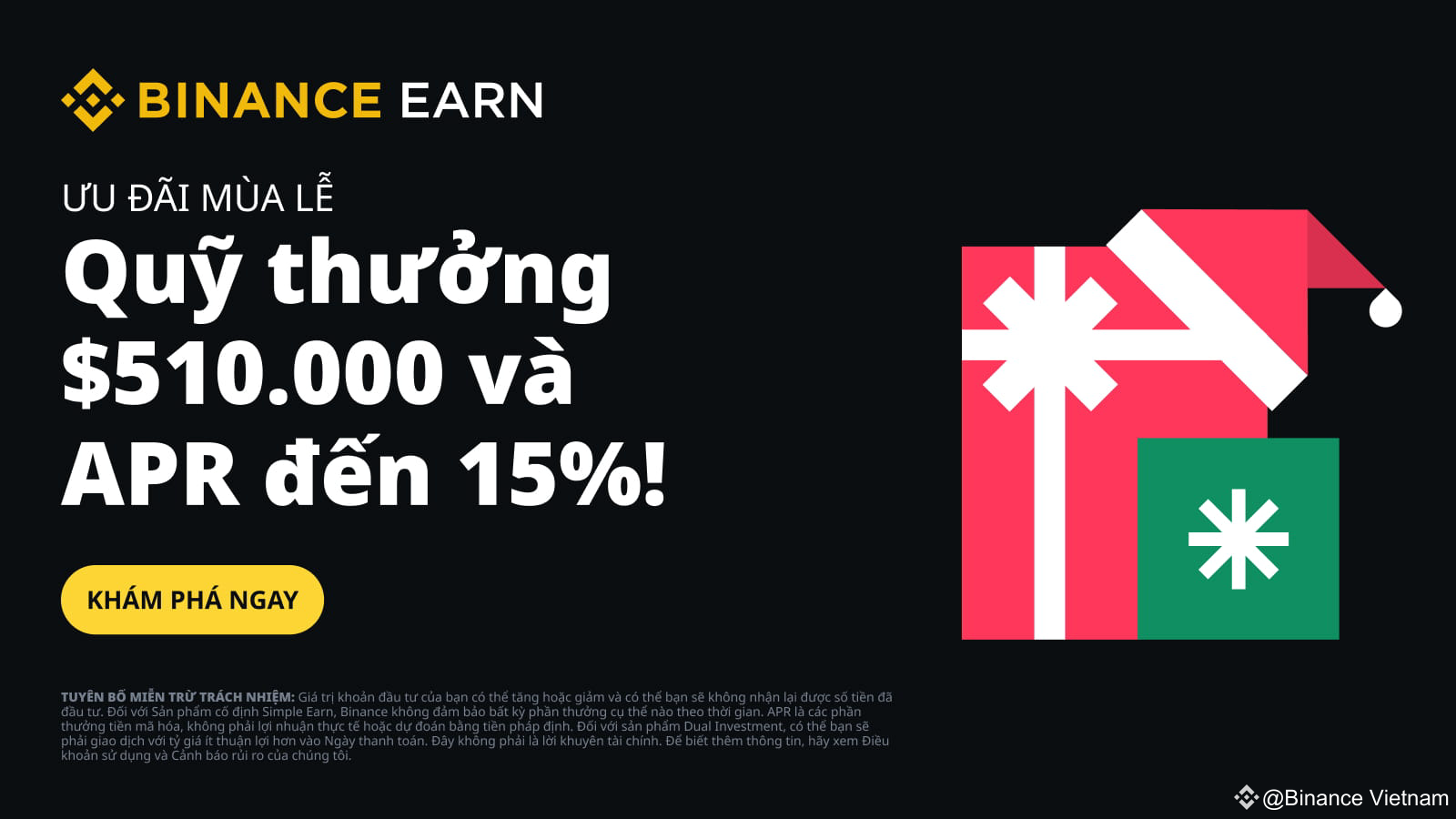 🎁 Welcome to #BinanceSeason with more abundance through Bin | Binance Vietnam on Binance Square