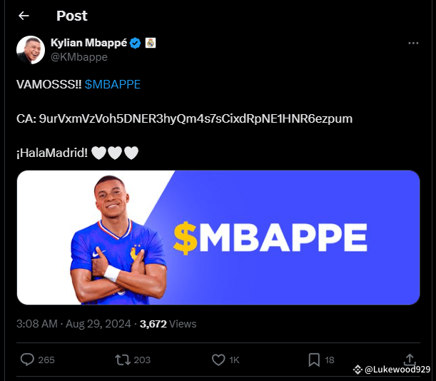 A scammer hacked Kylian Mbappe's X (formerly Twitter) accoun | ElîîZ on ...
