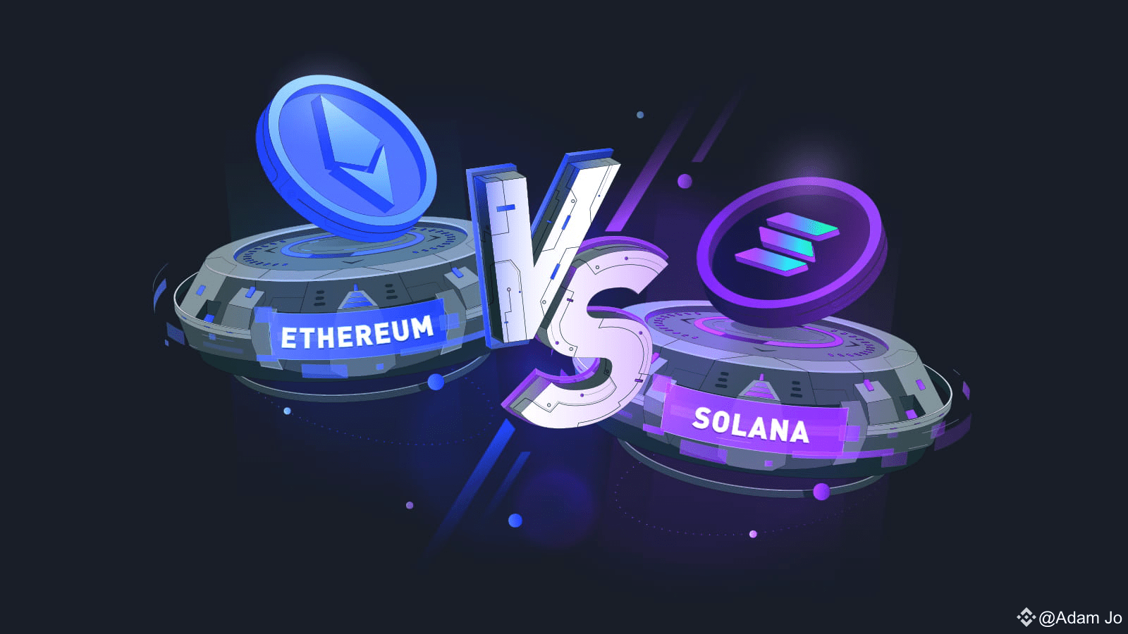 Crypto Battle: Ethereum $ETH vs. Solana $SOL – Which One | Adam Jo on ...