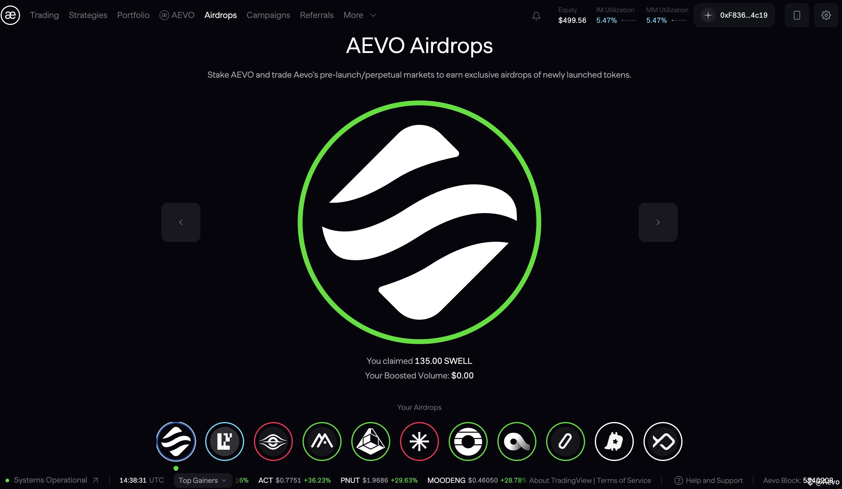 Aevo Airdrops - @swellnetworkio $SWELL 🪂 We’re excite | Aevo on Binance Square