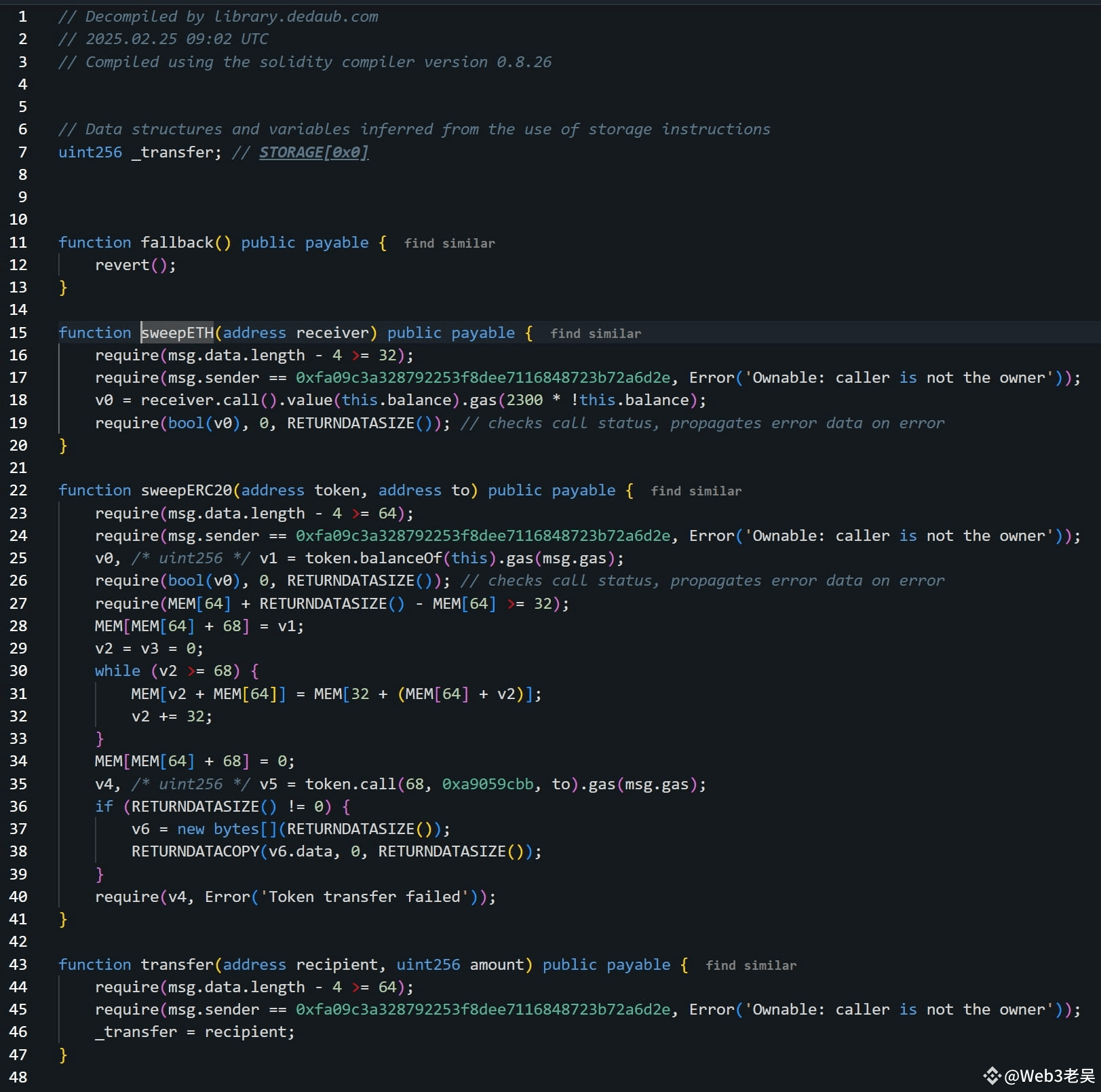 50 lines of code = 1.5 billion dollars? The Slow Fog securi | Web3老吴 on Binance Square