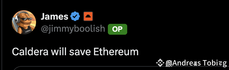 MAKE ETHEREUM GREAT AGAIN! Is this project @Calderaxyz goin | Andreas ...