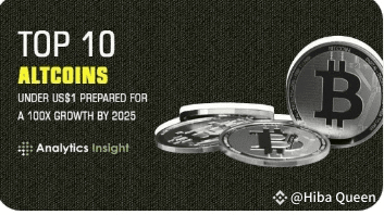 "Top 10 Altcoins Under $1 Set to Skyrocket in 2025" | Hiba Queen on Binance Square