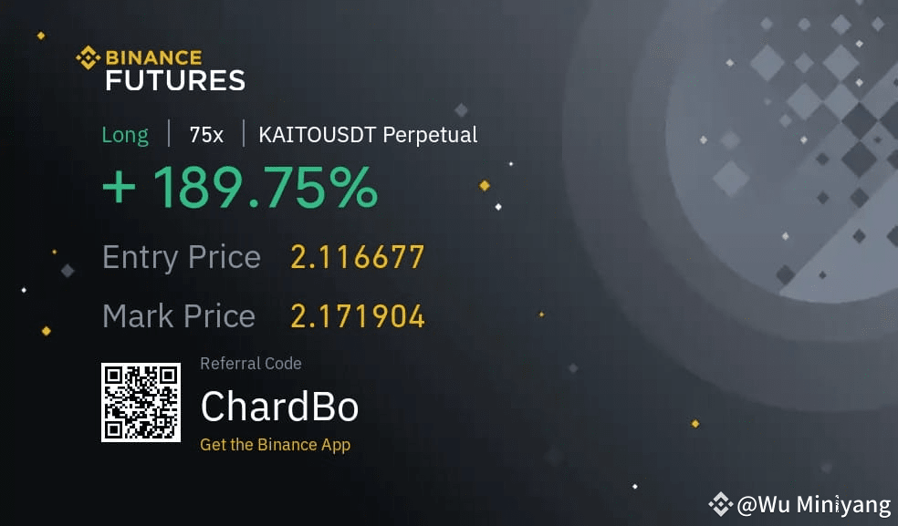 $KAITO Whoaaarr!!! Areyaa with me? 🐲🐉 | Wu Miniyang on Binance Square