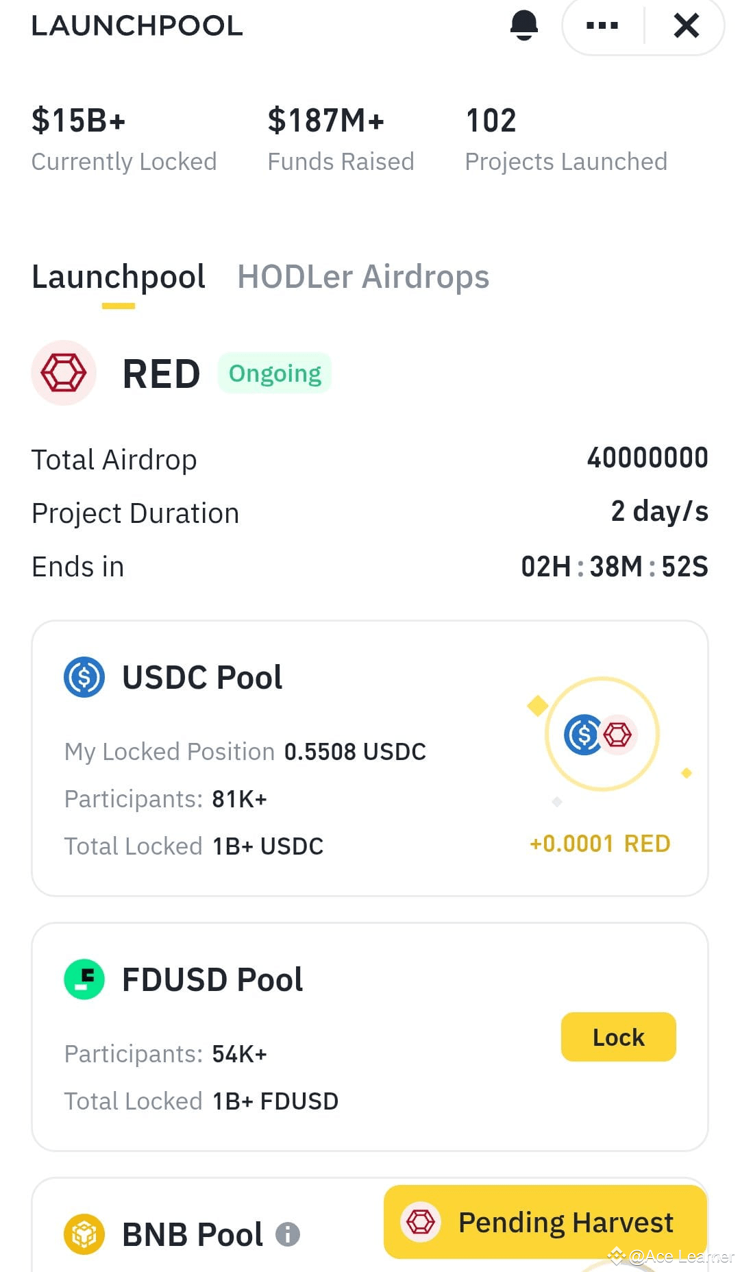 How much you have spend in Red Airdrop #RED | Ace_Learner on Binance Square