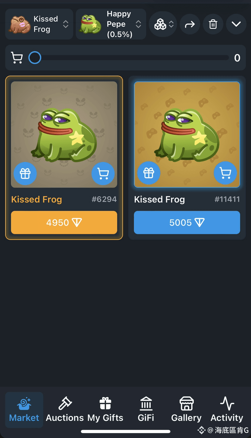 #telegramgift Big News！！ Telegram Gift "kissed frog" Happy | 海底區肯G on ...